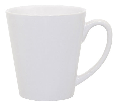 Tazon Conico Blanco 12oz – Tienda Online Color Sublime